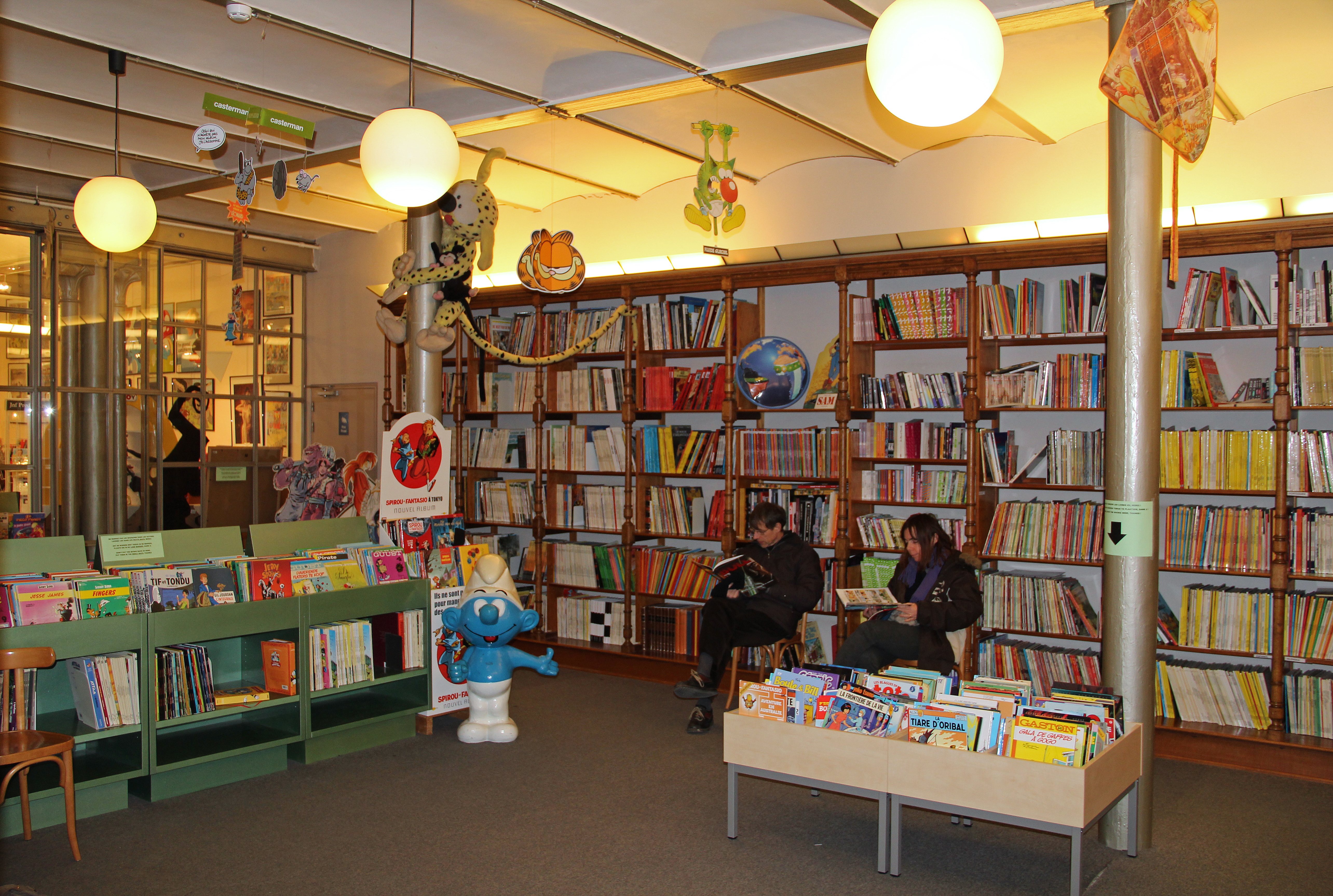The reading room — The Belgian Comic Strip Center - Museum Brussels